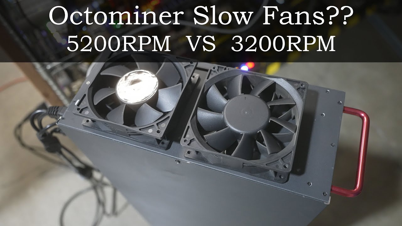 Octominer 12 GPU Slow Fan Speeds? Testing 5200RPM vs 3200RPM - YouTube