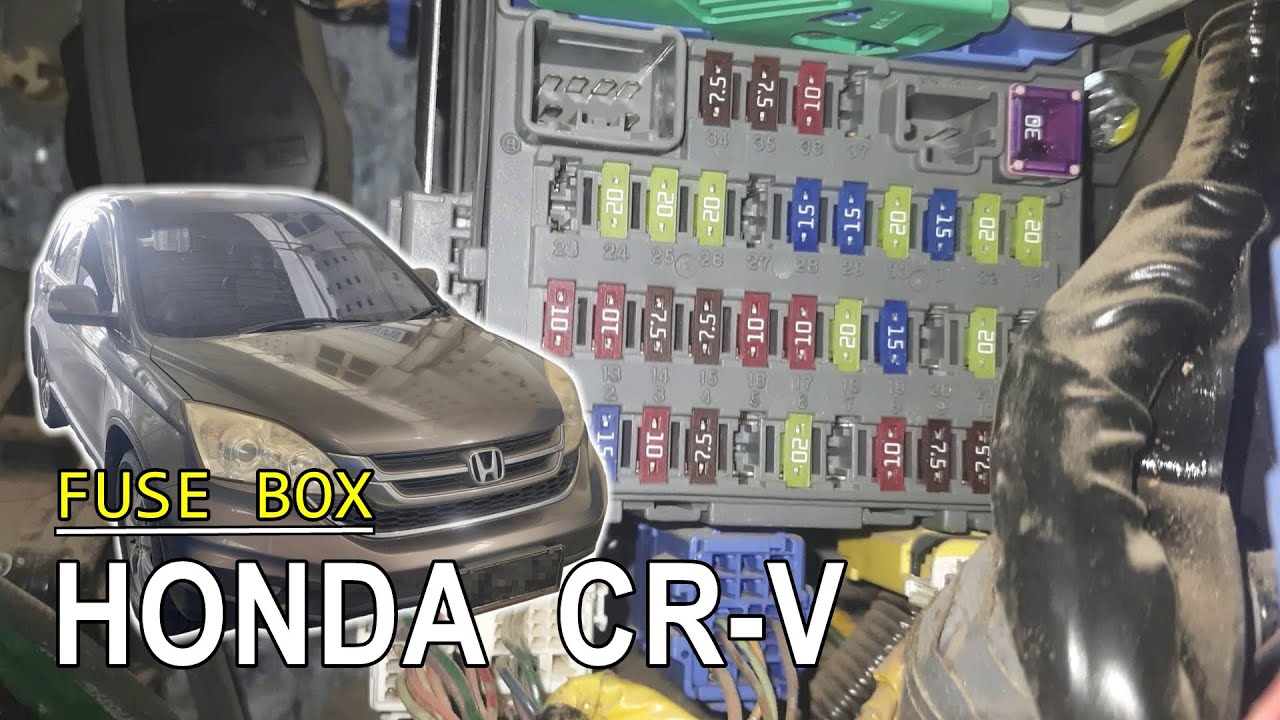 Box sekring dan relay Honda CRV - YouTube