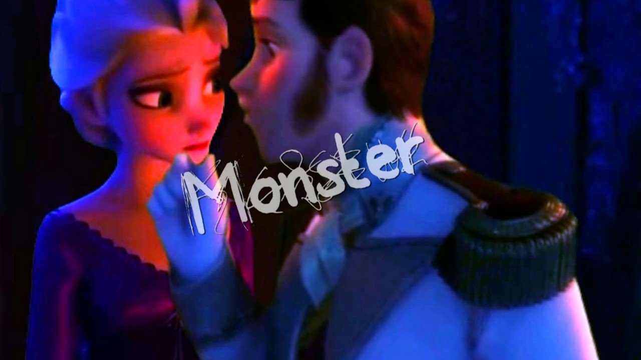 Fire hans Ice Elsa Monster - YouTube