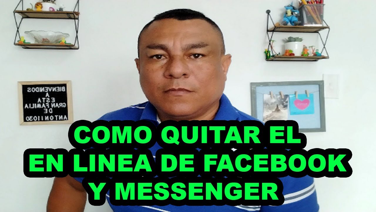 Como quitar el en linea de Facebook y Messenger - YouTube