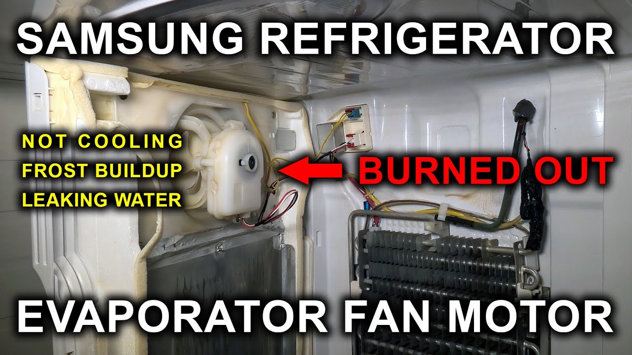 Samsung Fridge Not Cooling, Ice Building Up, And Water Leaking ...