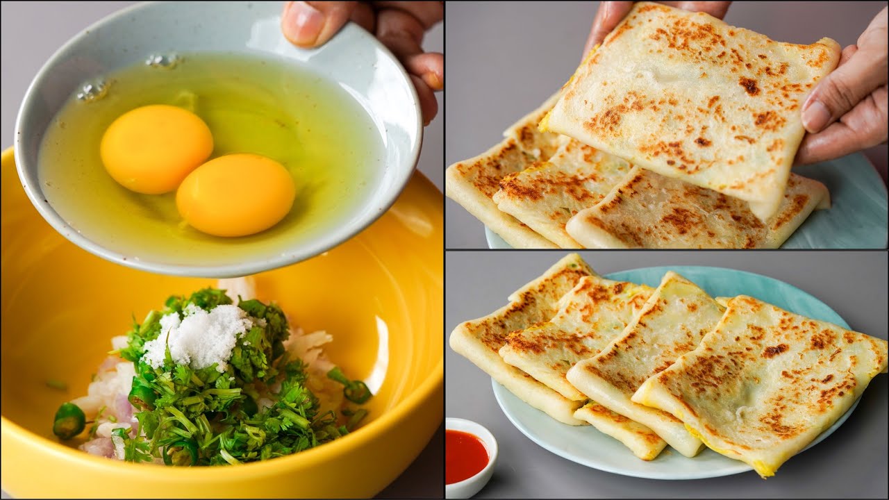 Liquid Dough Egg Roti Crepe Recipe | No Rolling, No Knead Roti Recipe ...