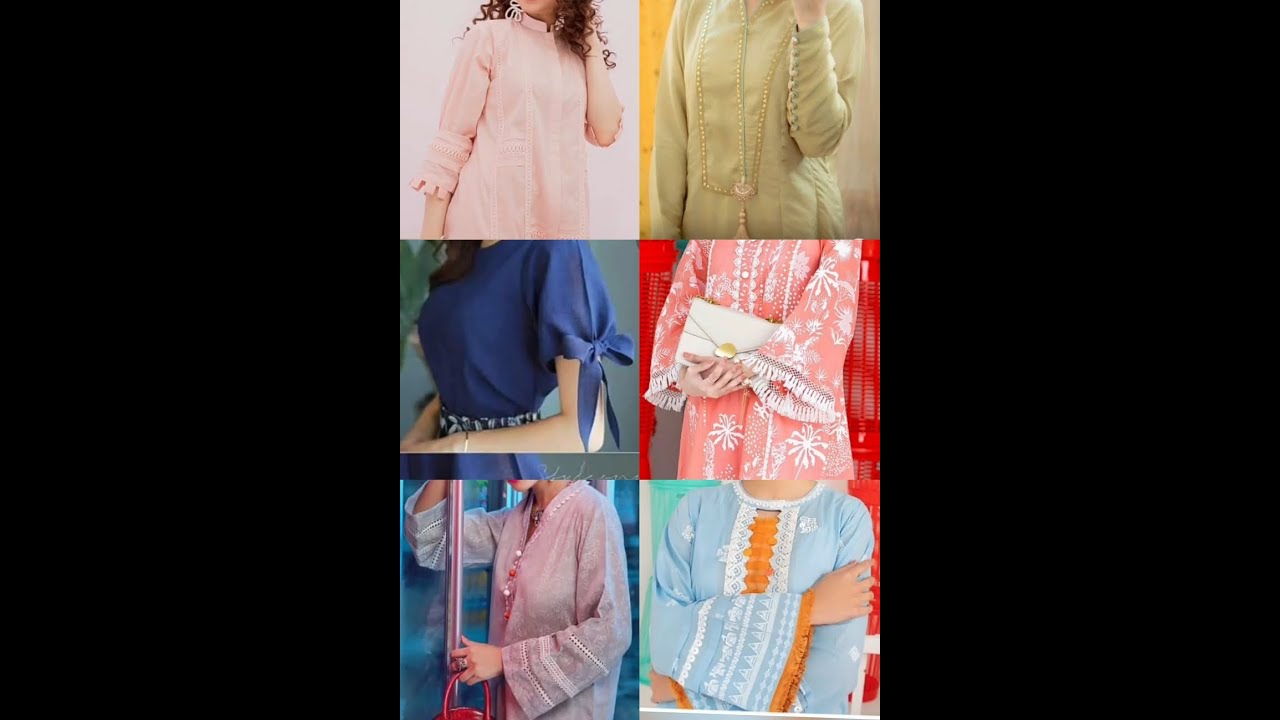 LAtest sleeves and neck designs\gala, bazoo designs\Latest shirts ...