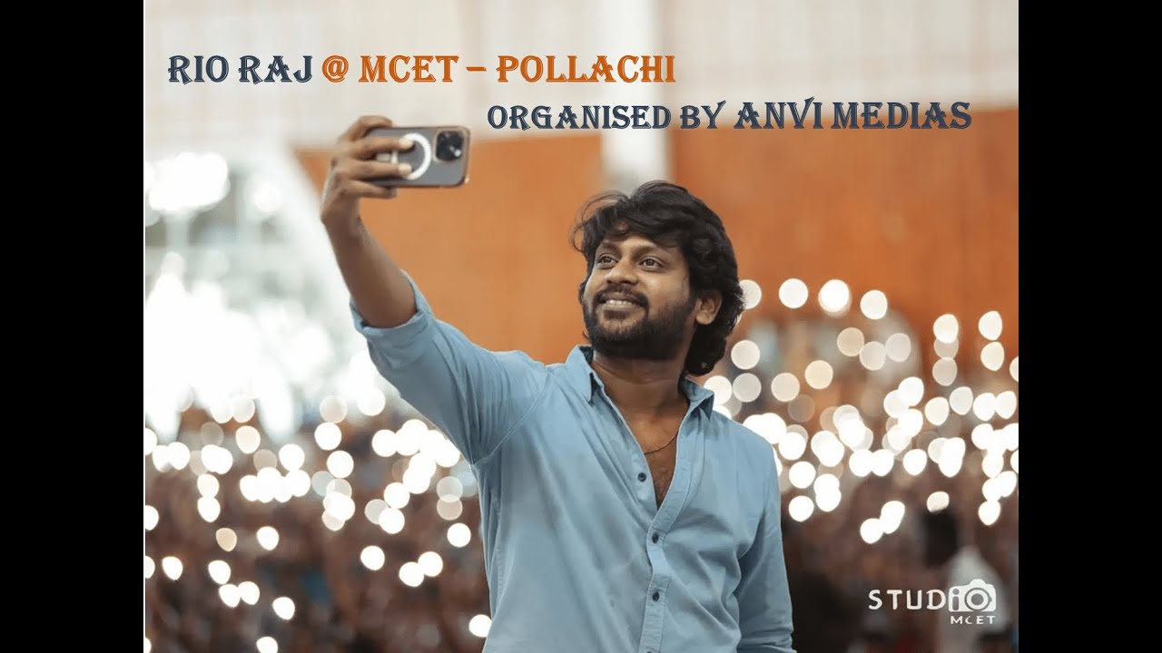 Actor - Rio Raj @ MCET Pollachi by Anvi Medias - YouTube