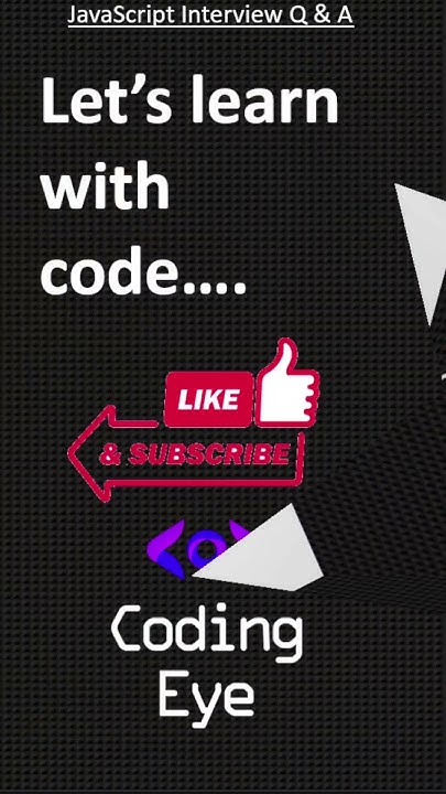 Optional Chaining (?.) Operator in JavaScript | JS Interview Questions #14 | #shorts #short #js ...