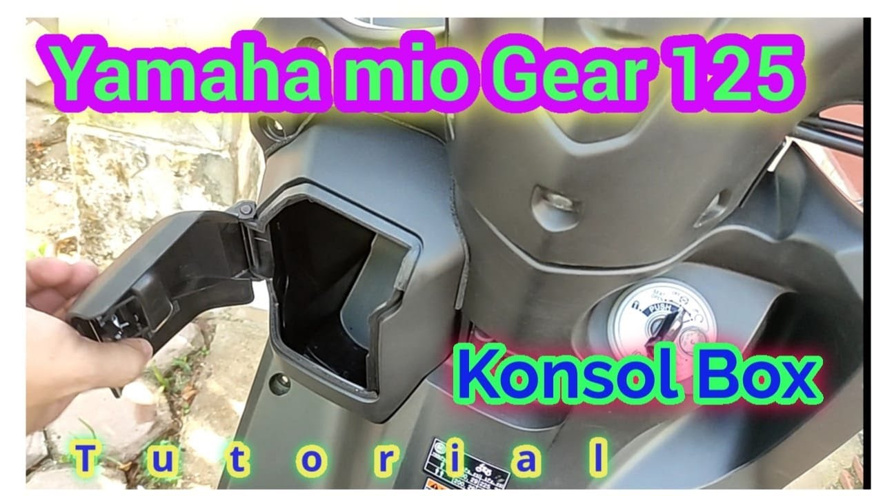 Pasang Konsol Box mio Gear 125 - YouTube