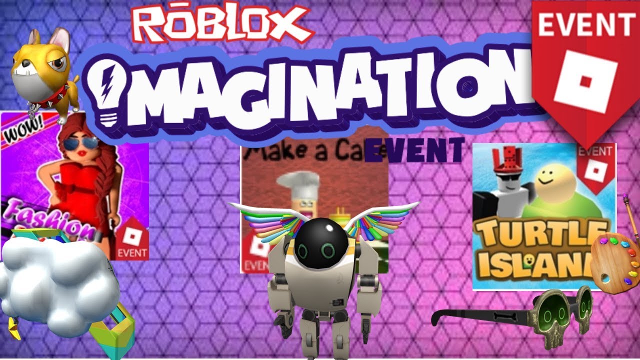 HOW TO GET ALL ITEMS IN ROBLOX IMAGINATION 2018 EVENT - GUIDE - YouTube