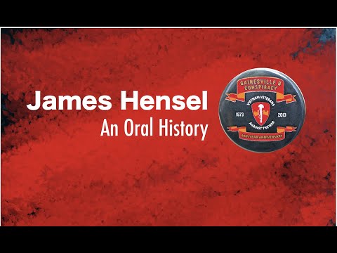 An Oral History With James Hensel 8-31-2013 - YouTube