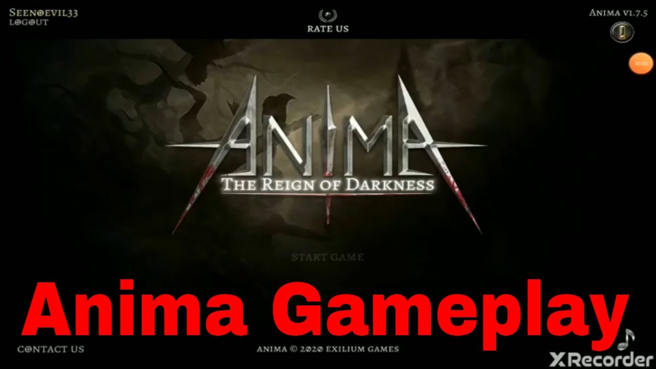 ANIMA mobile gameplay - YouTube