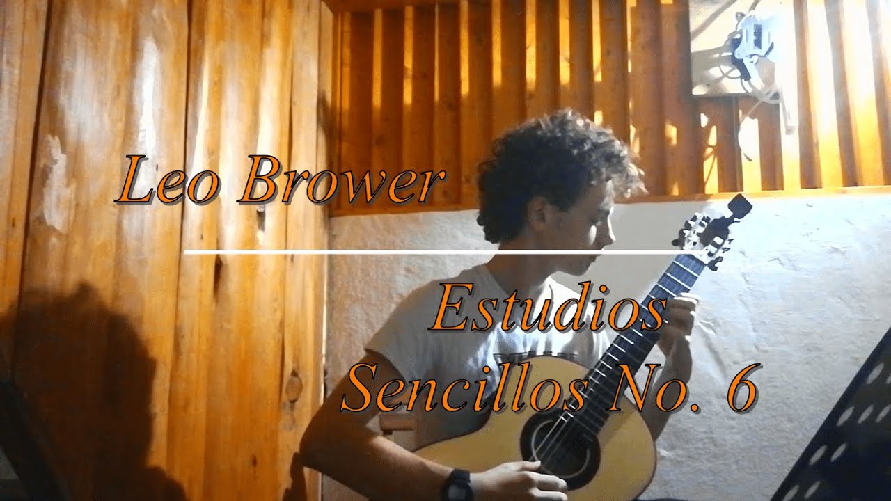 Estudios Sencillos No. 6 - Leo Brouwer - Michele Padovan - YouTube
