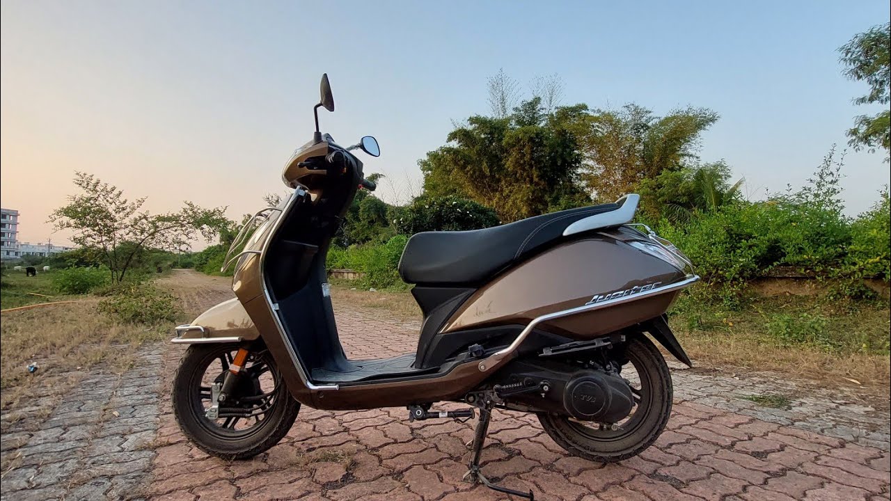 TVS Jupiter 2022 Model wallnut brown Detail Review || Best in segment ...