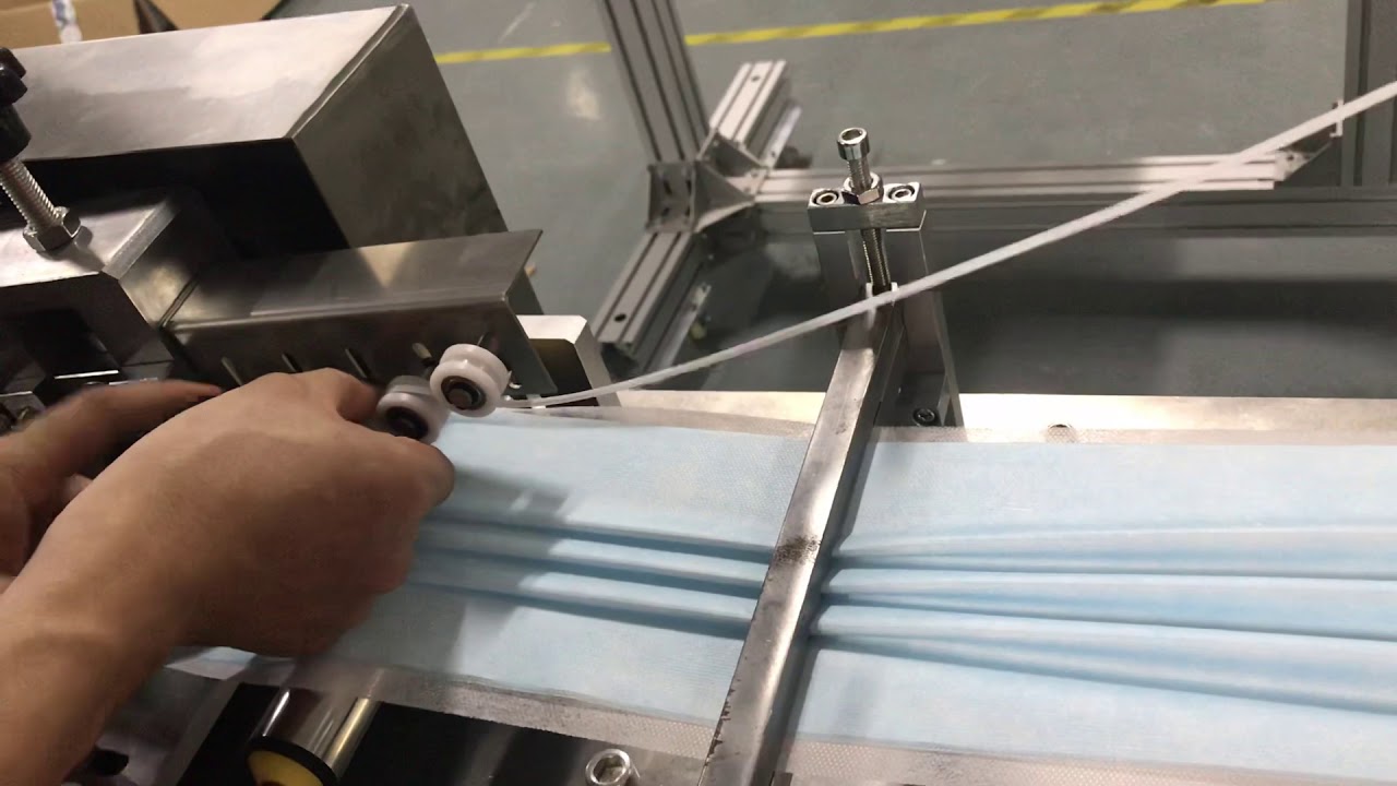 Mask machine nose wire thread tutorial to Poland - YouTube