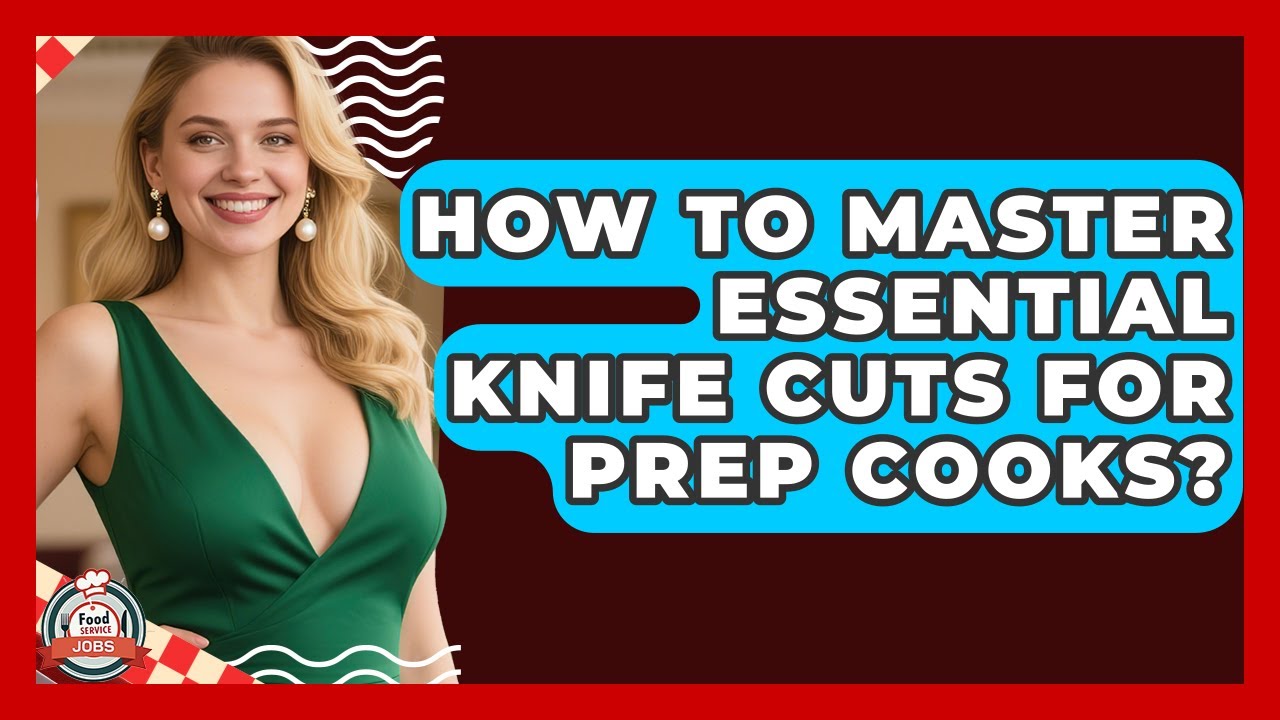 How To Master Essential Knife Cuts For Prep Cooks? - Food Service Jobs ...