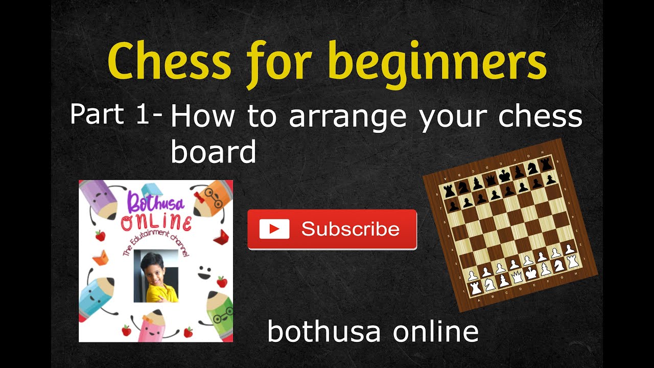 Chess for beginners _Part 1|How to arrange the chess board |learn chess ...