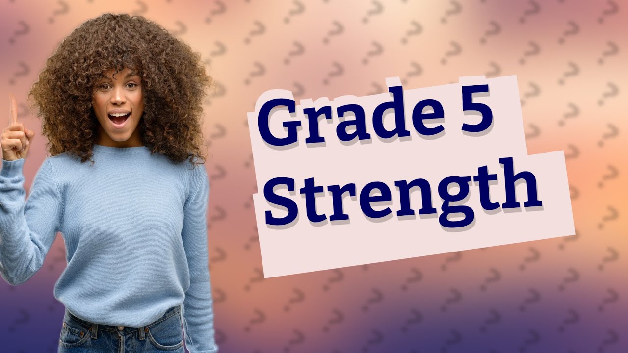 What is grade 5 material? - YouTube