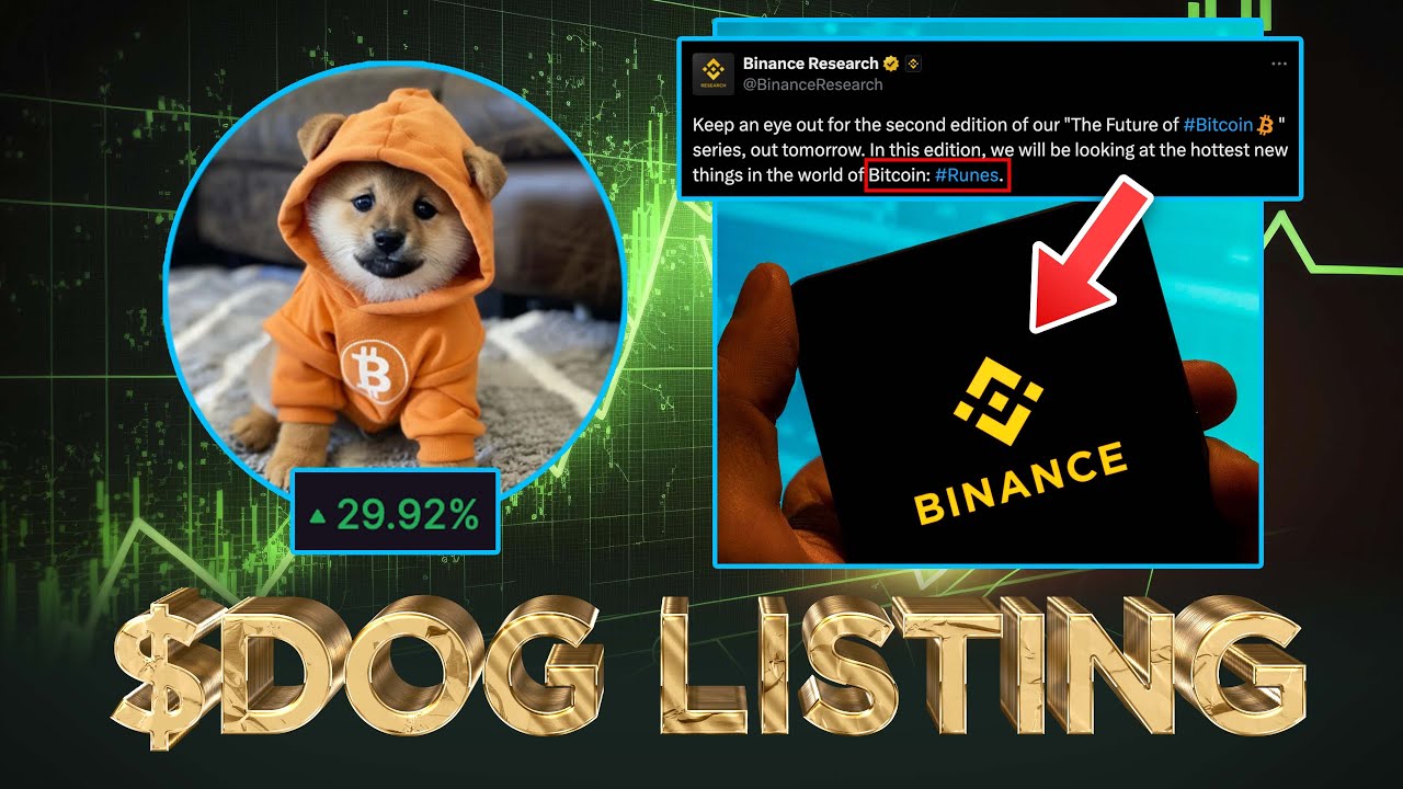 BINANCE Listing $DOG (RUNE) Incoming 😱 30%+ PUMP 📈 - YouTube