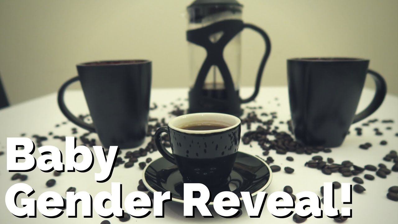 Coffee Themed Gender Reveal! - YouTube