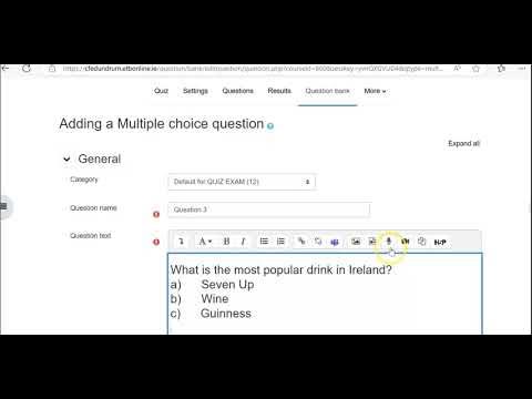 Part 4 Adding Multiple Choice Questions - YouTube