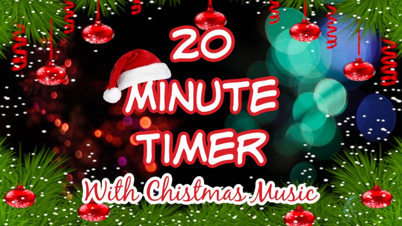 20 Minute Timer with Music | Twinkling Lights Christmas Timer - YouTube