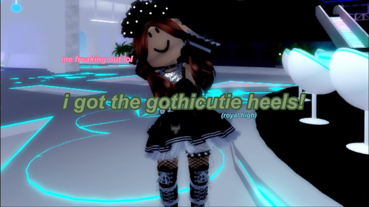 I got the gothicutie boots in Royal High! - YouTube