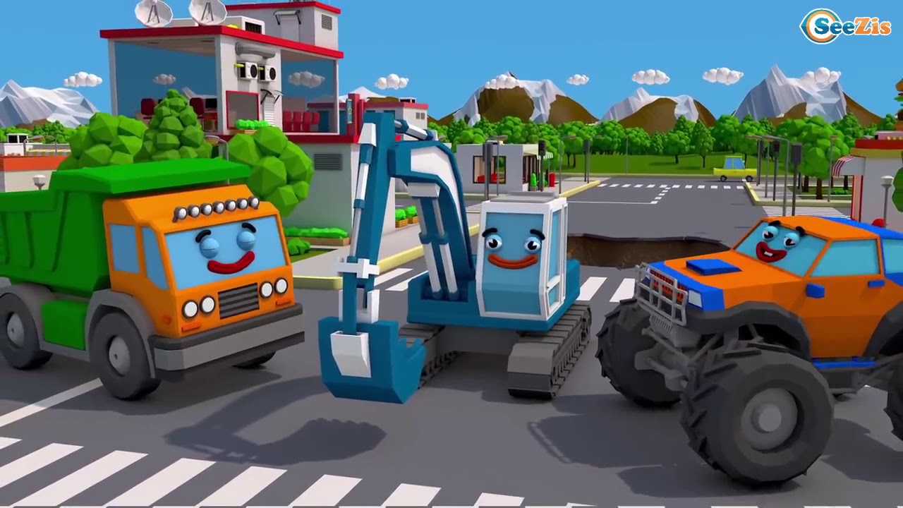 Cartoon about cars Episode 43 City Car 2018 Animation for kids - YouTube
