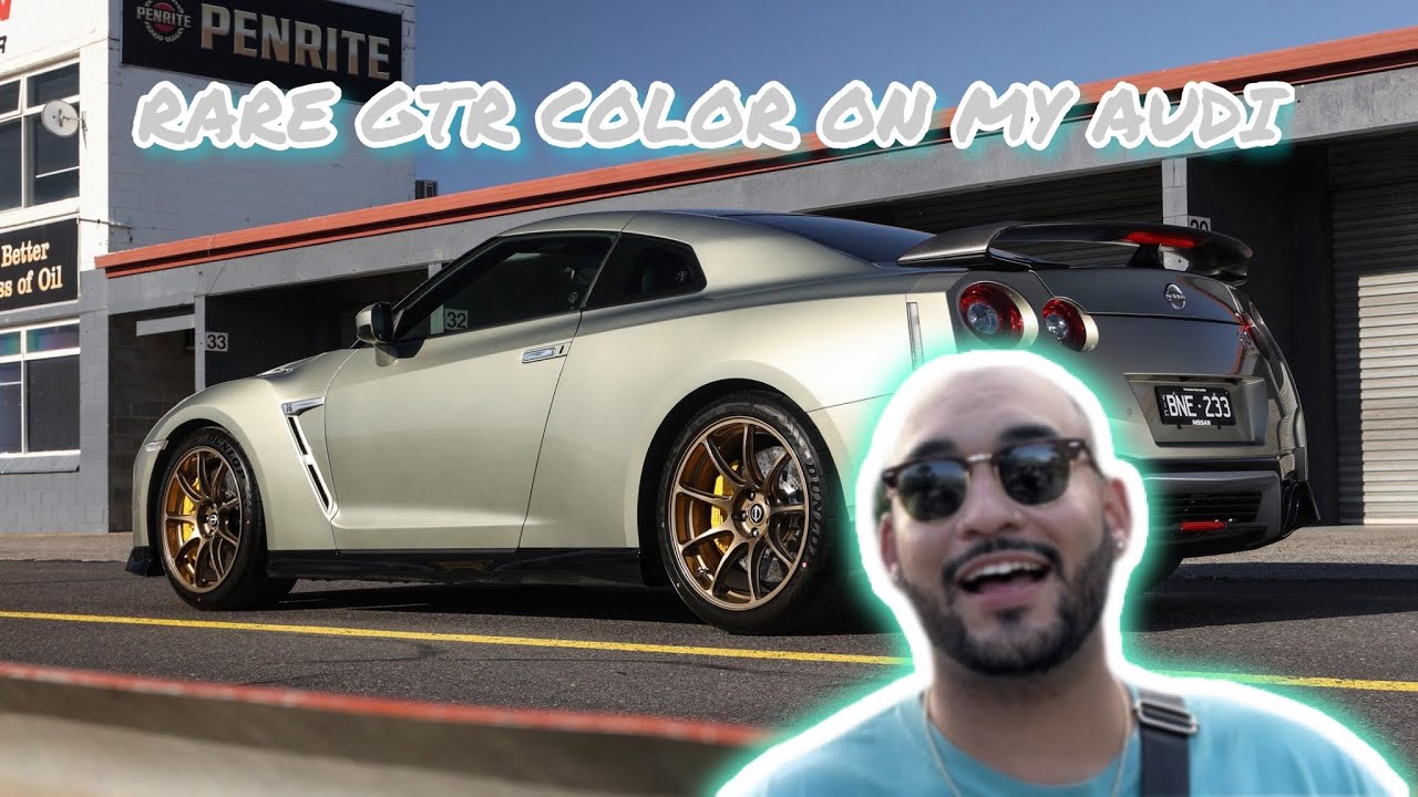 WRAPPED MY AUDI A6 IN A RARE GTR COLOR!!! - YouTube