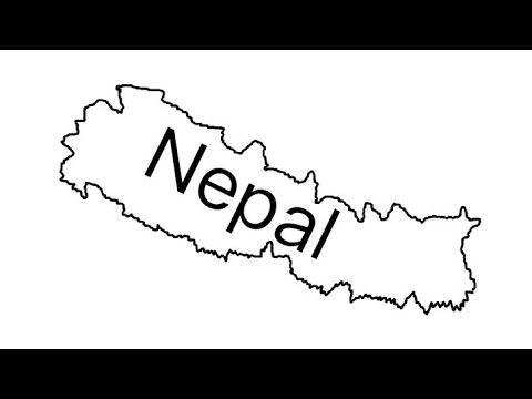 how to draw map of nepal#Ranieasydrawing - YouTube