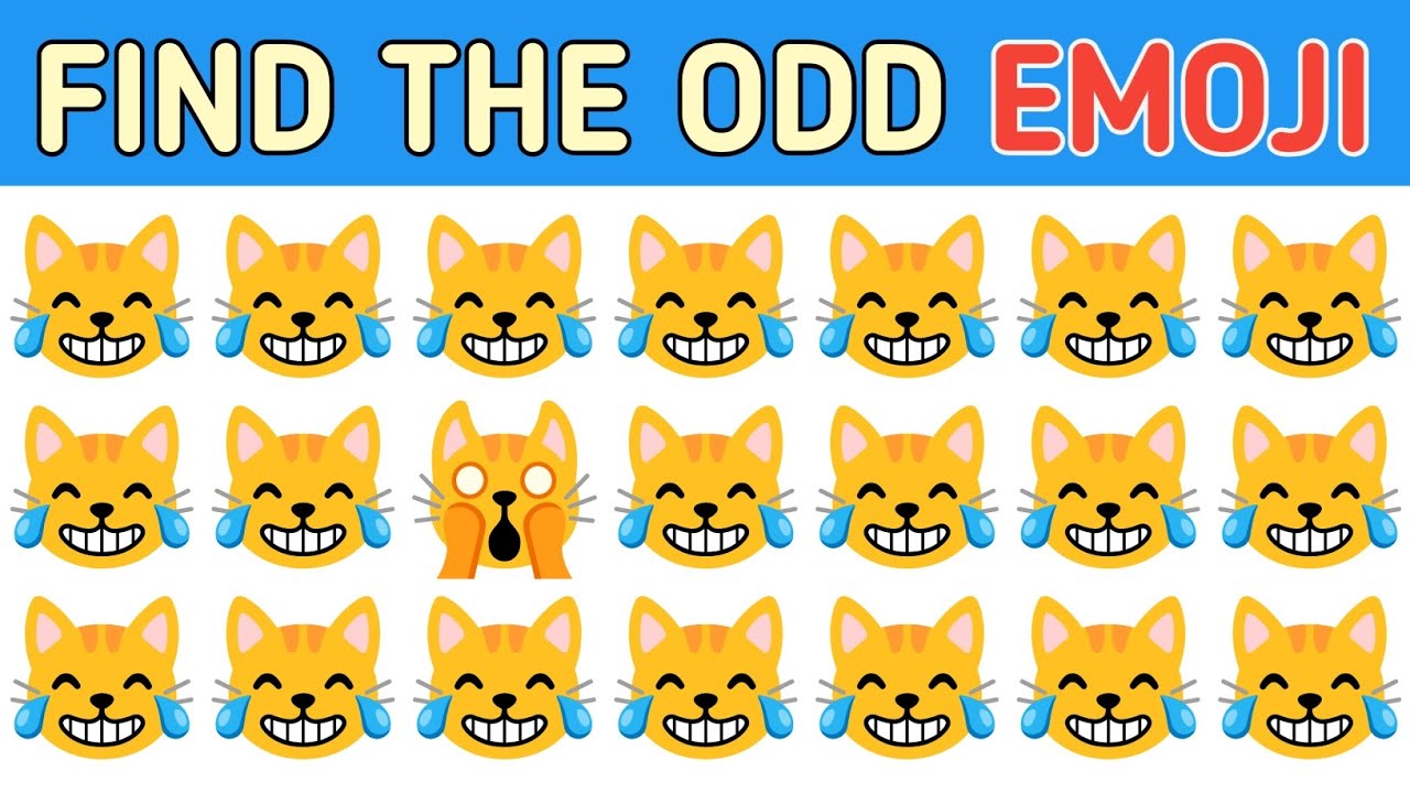 The Great Emoji Hunt: Find the Odd One! 🌟 - YouTube