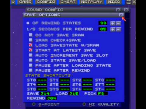 ZSNES Emulator Tutorial: Hotkeys and Button Mapping Help - XBOX 360 ...