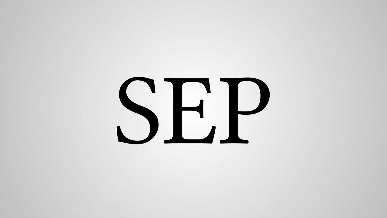 What Does SEP Stand For YouTube