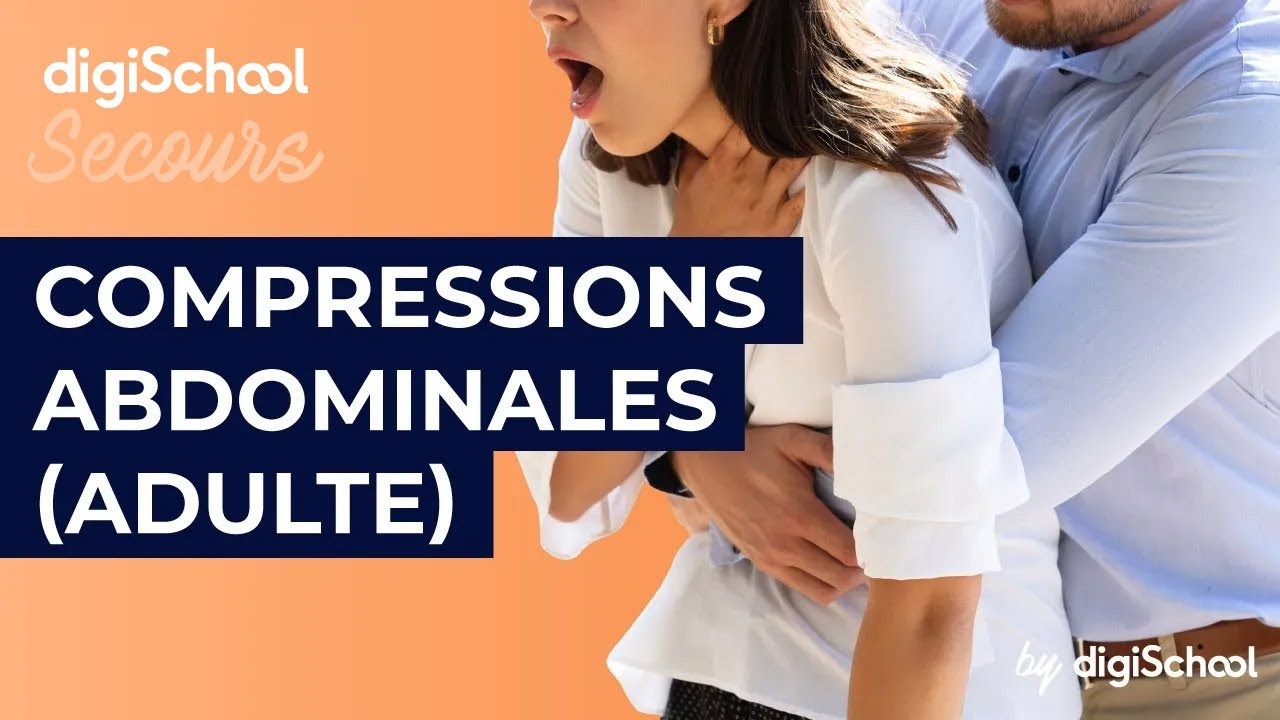 L'étouffement - Les compressions abdominales (Adulte) - YouTube