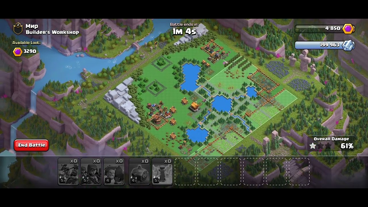 Raid Weekend | Builder's Workshop 3* in 2 attack (Clash of Clan) - YouTube