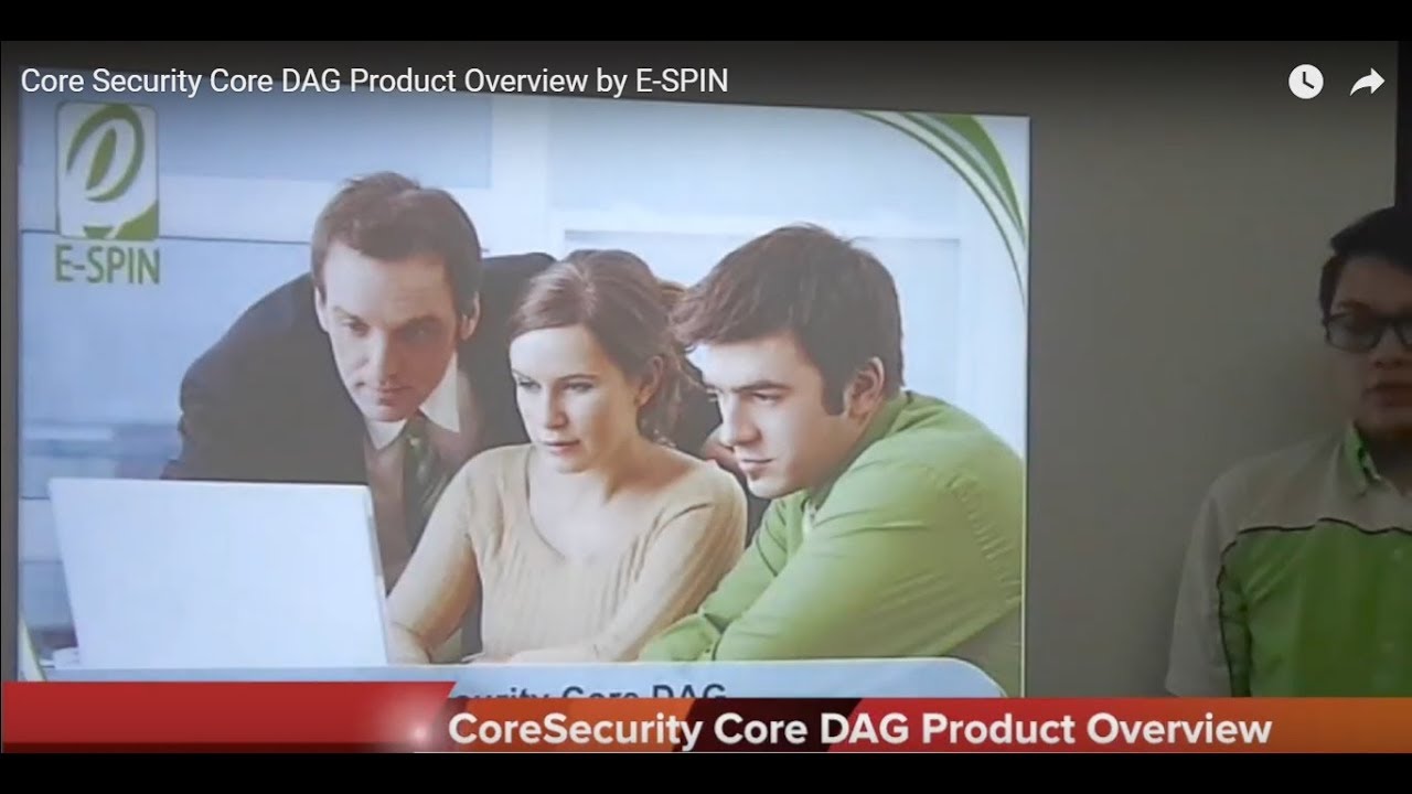 Core Security Core DAG Product Overview by E-SPIN - YouTube