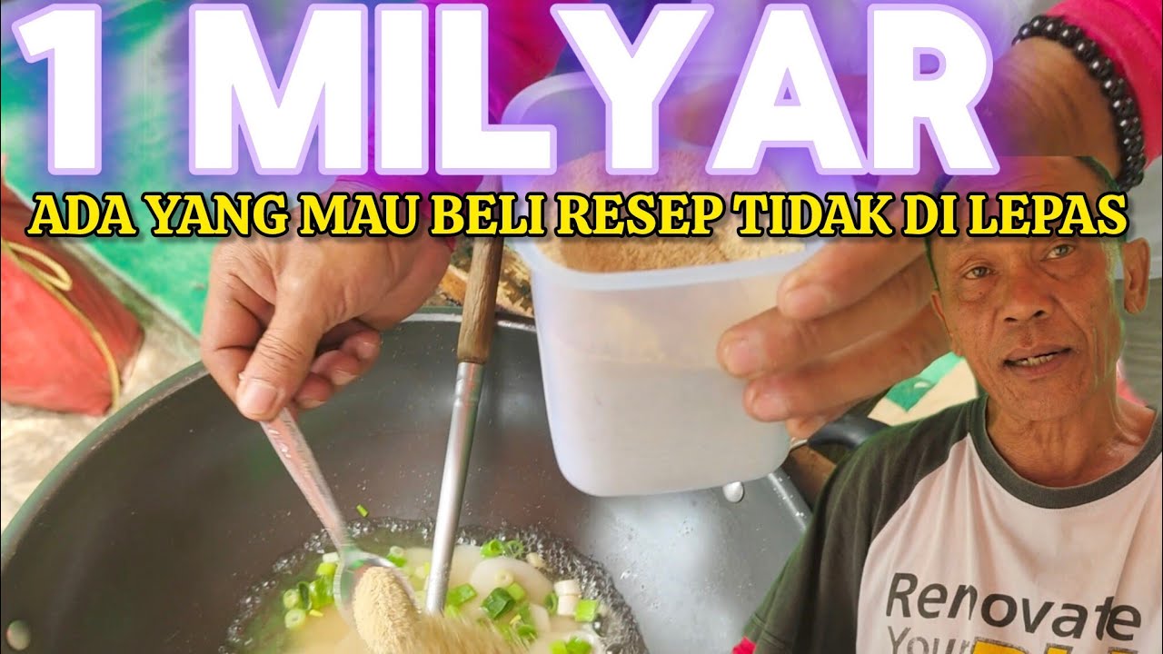 Membuat seblak ijo viral resepnya sampai di tawar 1 milyar pun tidak di ...
