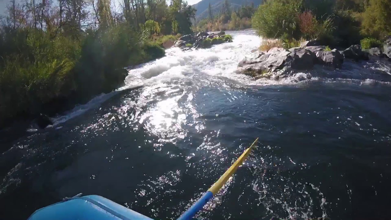 Nugget Falls & Powerhouse Rapids on the Rogue River @ 1230 cfs - YouTube