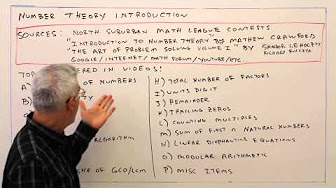 Number Theory - YouTube