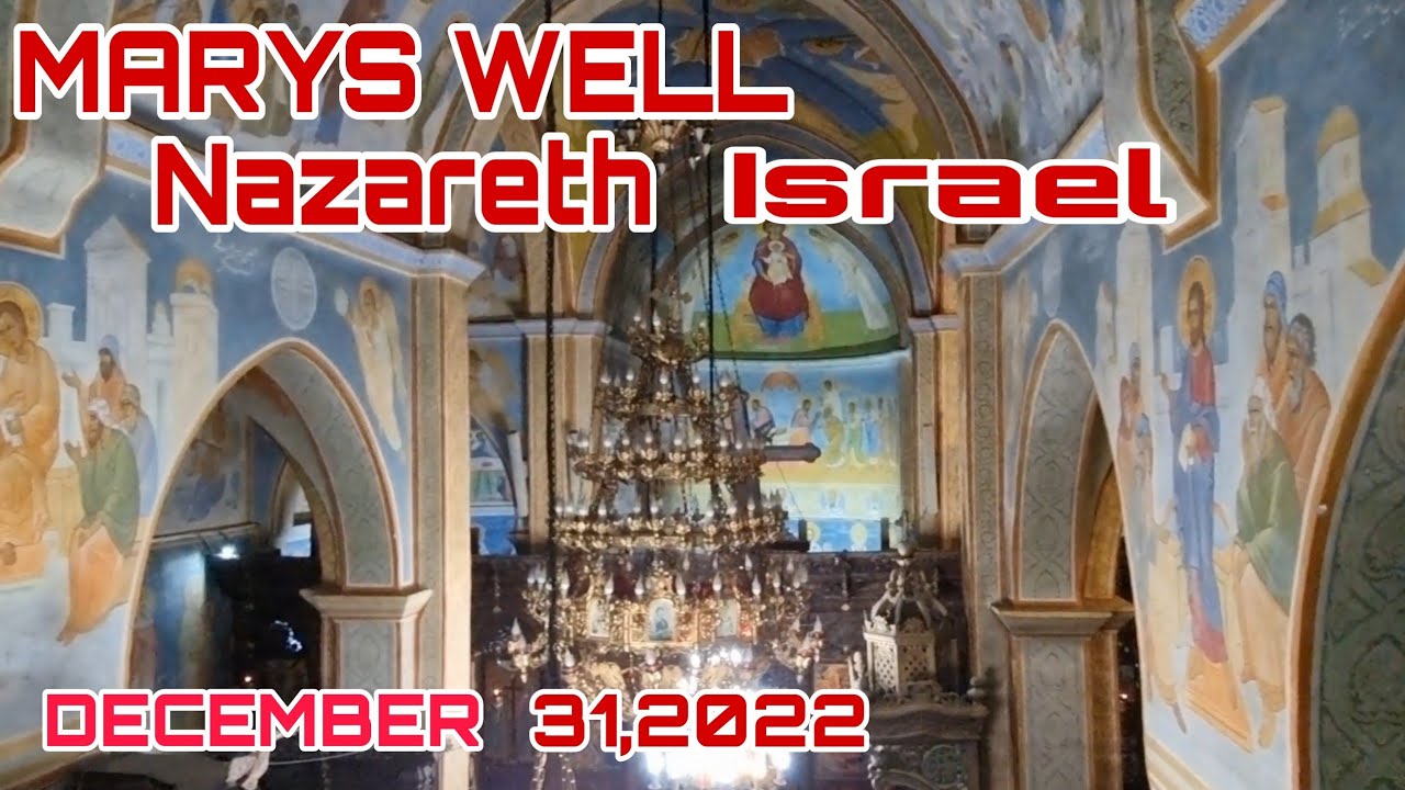 CHRISTMAS IN MARYS WELL NAZARETH ISRAEL#maryswell#mamamary #nazareth # ...