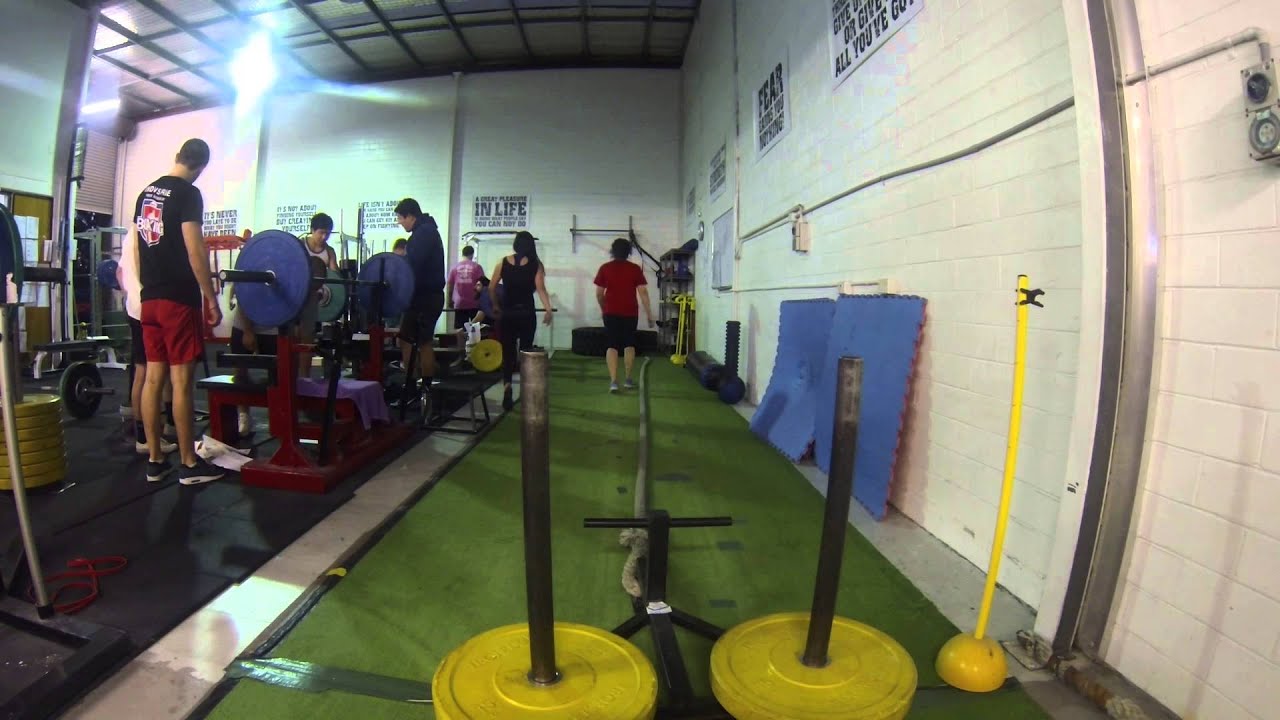 PTC Sydney - Conditioning Routine: Power ropes combined with Prowler ...