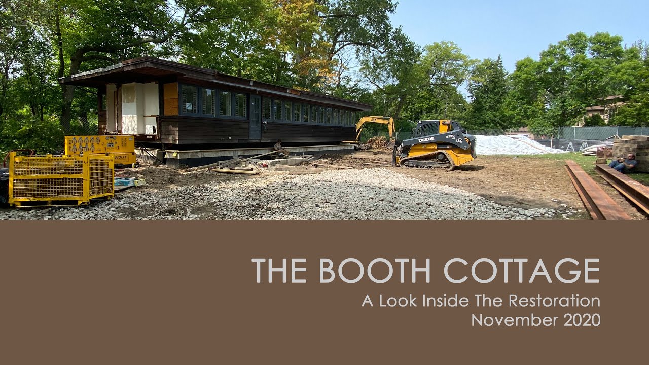 Sneak Peek Inside the Booth Cottage - YouTube