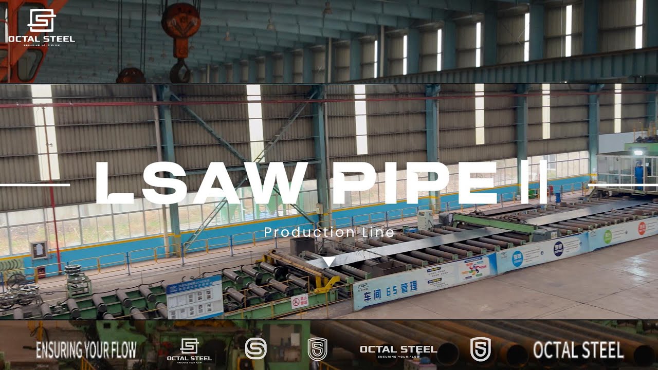 LSAW Pipe Manufacturing Process | Full Production Line - YouTube