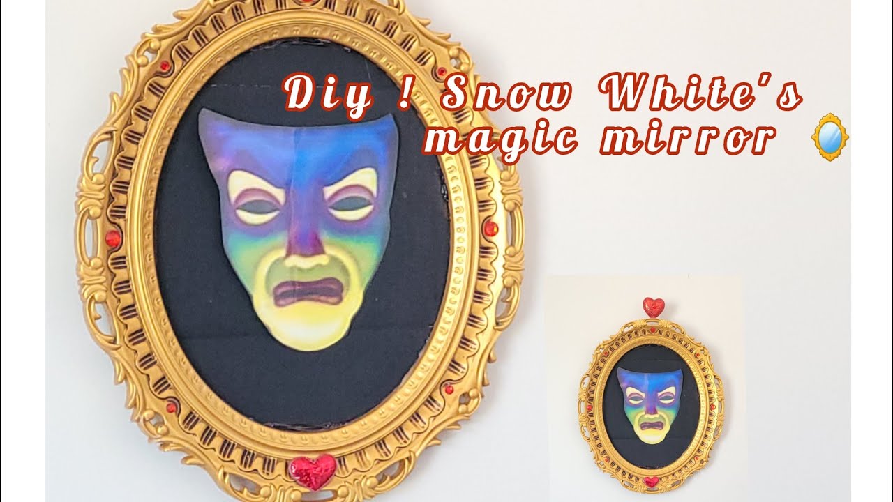 DIY!! Snow White's Magic mirror 🪞 - YouTube