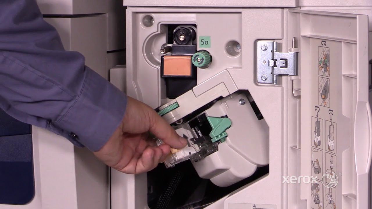 Xerox® WorkCentre® 5845/5050/5790/5687/BK40/BK50 Office Finisher - YouTube