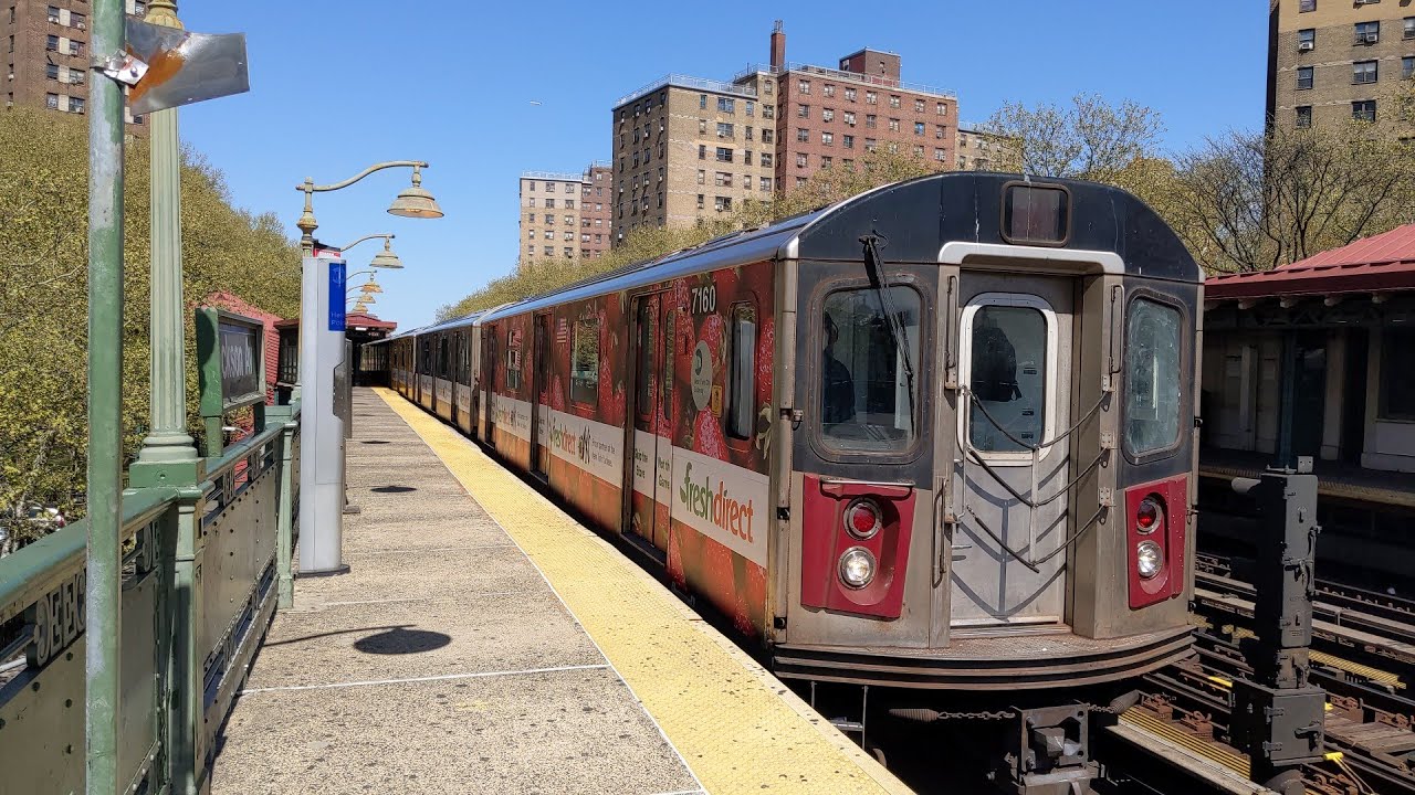NYC Subway: NIS R142 FreshDirect Wrap Running via WPR (4/22/24) - YouTube