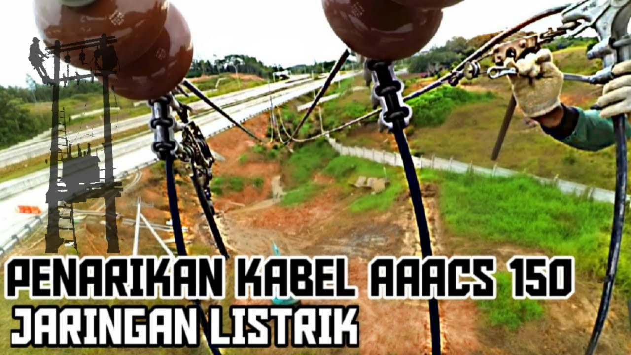 Proses Pemasangan Jaringan Listrik SUTM 20 kV - YouTube