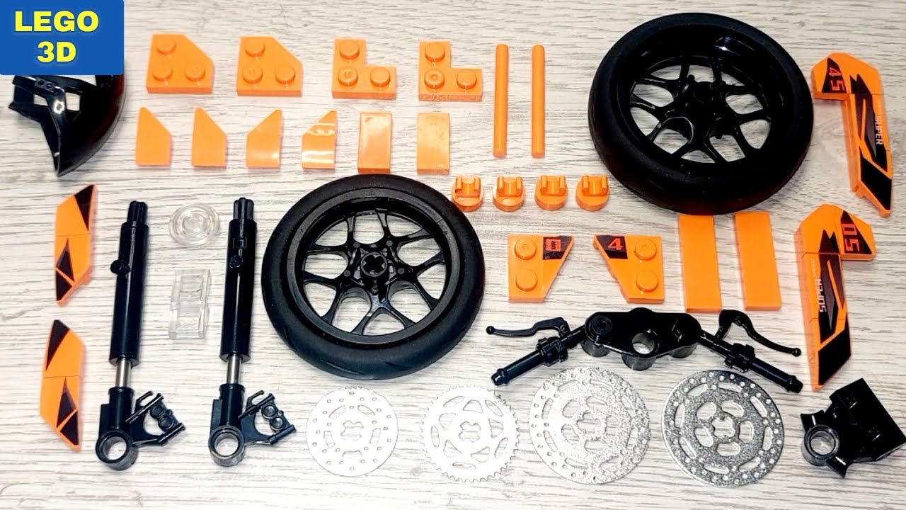 I made a LEGO road bike - YouTube