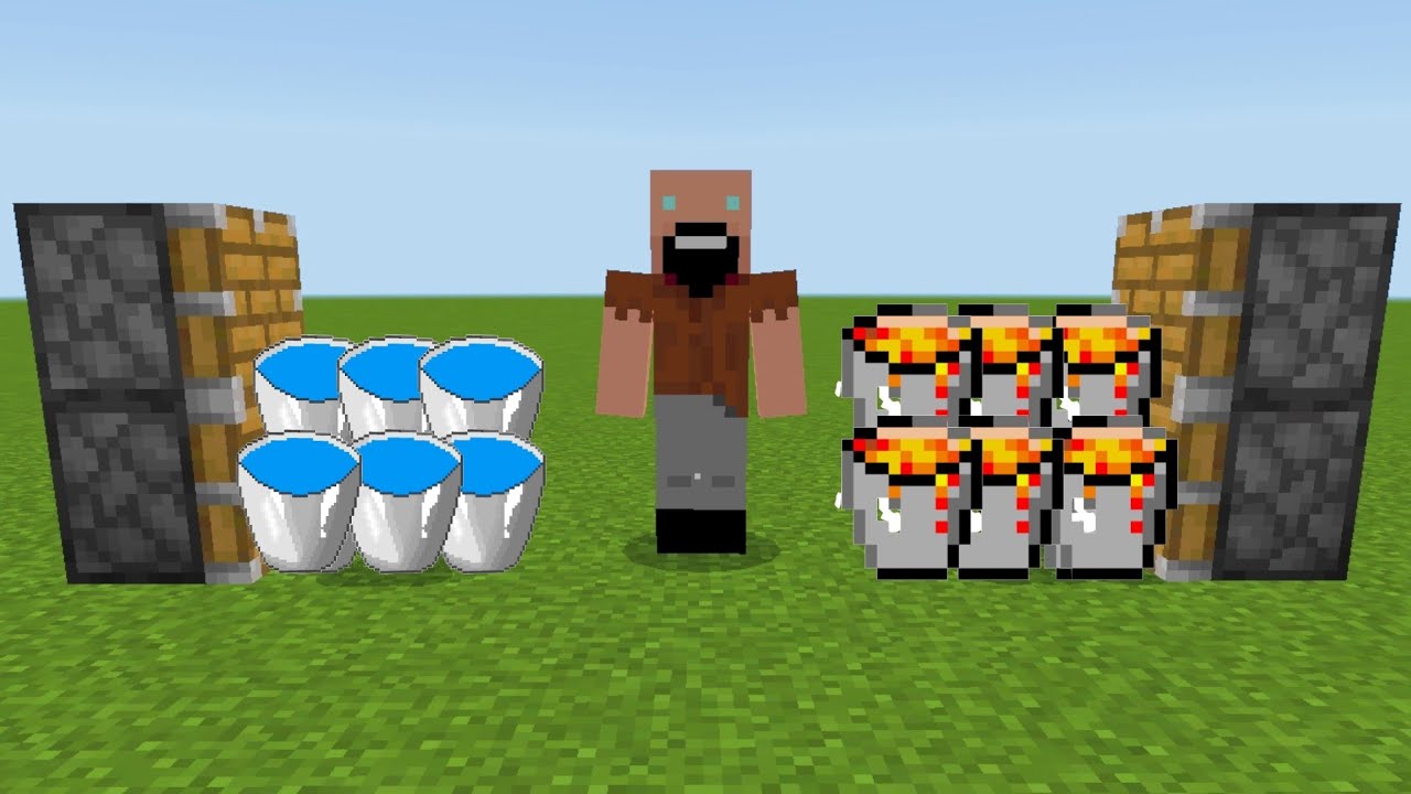 ×1000 water bucket + notch + ×1000 magma bucket combined = ??? - YouTube