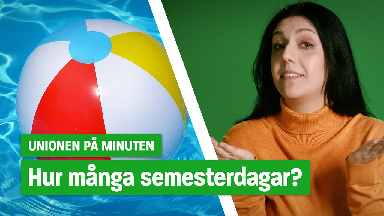 Hur många semesterdagar har jag? - YouTube