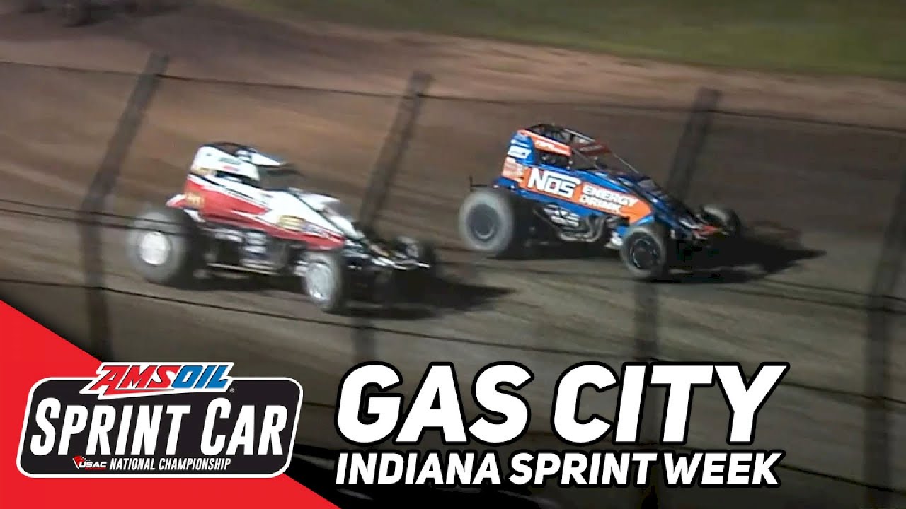 HIGHLIGHTS: USAC AMSOIL National Sprint Cars | Gas City I-69 Speedway ...