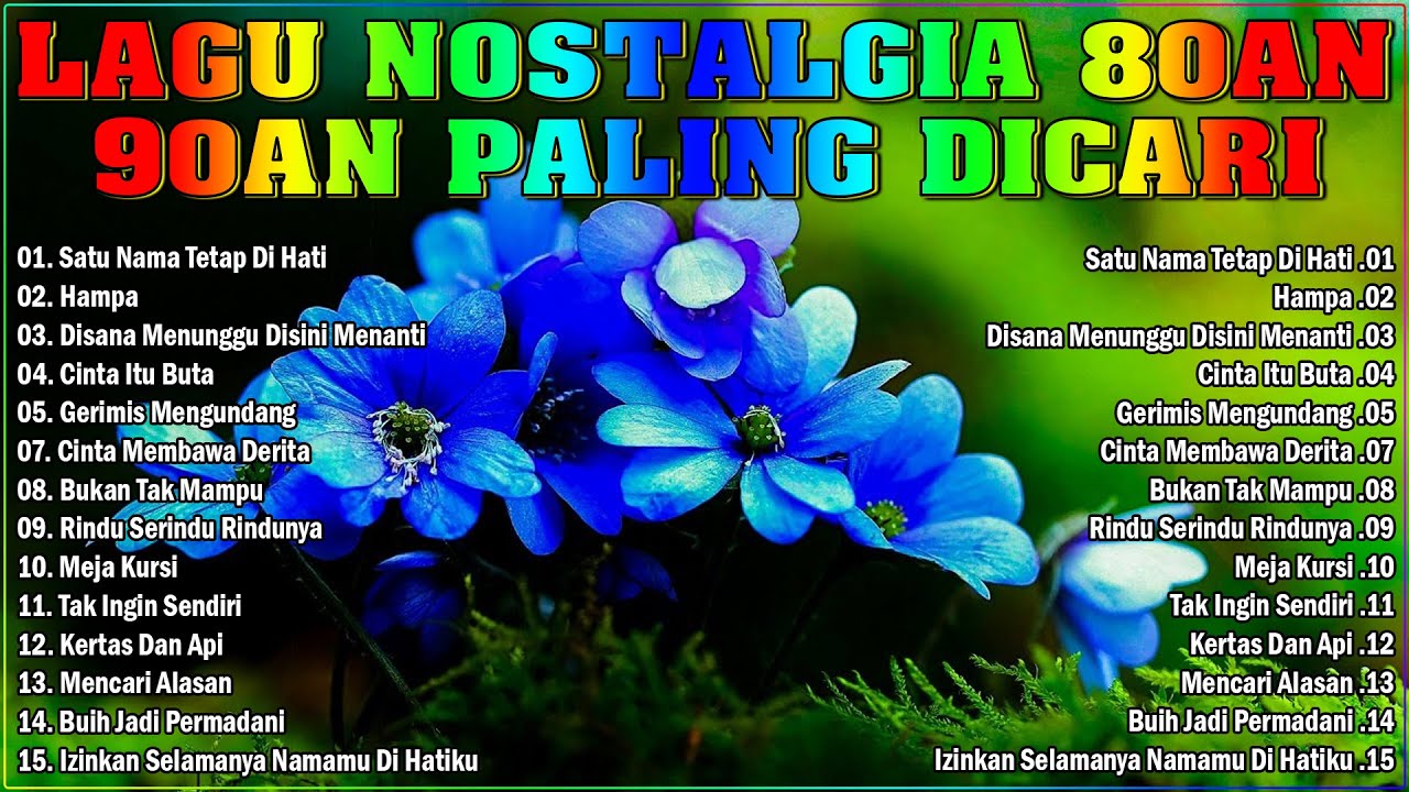 Lagu Malaysia terbaik rock slow🪕Full album Nostalgia 90an🎸Top Malaysia ...