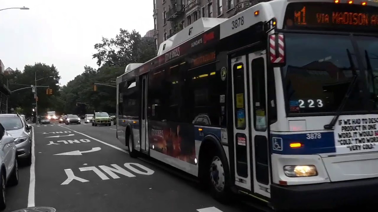 MTA NYC Bus 2008 Orion VII Next Generation Hybrid #3878 On The M1 ...